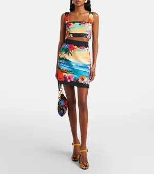 Dolce & Gabbana Printed Miniskirt