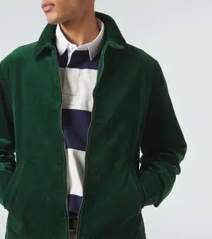 Polo Ralph Lauren Cotton Corduroy Zip-up Jacket - Green