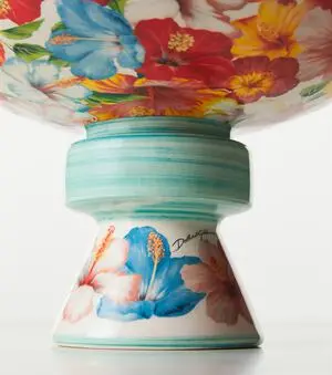 Dolce & Gabbana Floral Ceramic Serving Stand