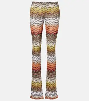 Missoni Wave Lame Slim Pants - Multicoloured