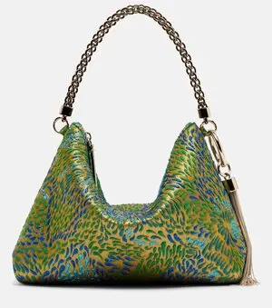 JIMMY CHOO Callie Small Tote Bag - Green