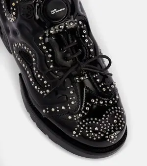 Noir Kei Ninomiya Studded Brogue Sneakers