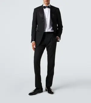 Canali Cotton Tuxedo Shirt - White