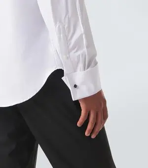Canali Cotton Tuxedo Shirt