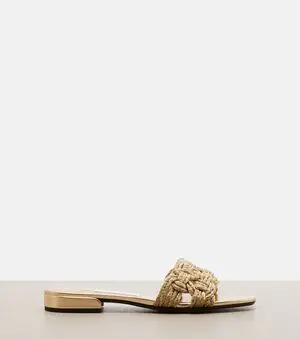 JIMMY CHOO Chara Woven Slides