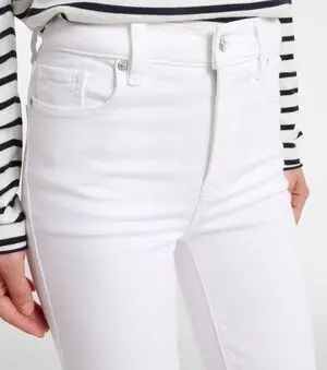 FRAME Le High Skinny Jeans - White