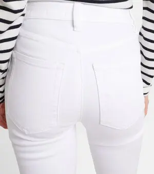 FRAME Le High Skinny Jeans - White