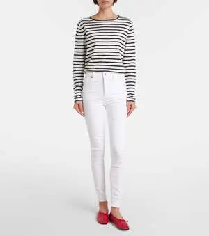 FRAME Le High Skinny Jeans - White