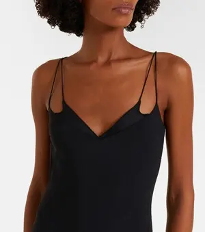 TOM FORD Satin V-neck Slip Dress