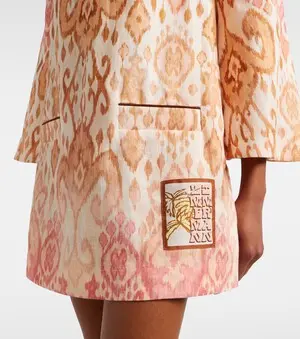 Zimmermann Aster Printed Linen Beach Dress