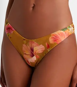 Zimmermann Mahon Floral Bikini - Brown