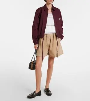 Prada Re-nylon Shorts - Beige