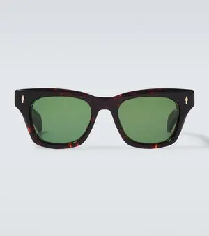 JACQUES MARIE MAGE Dealan Square Sunglasses - Brown