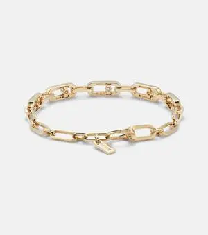 Messika Move Link 18kt Yellow Diamond Bracelet - Gold