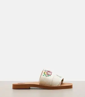 Chloé Woody Slides - White