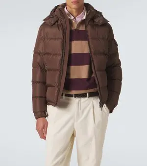 Moncler Maya Down Jacket - Brown