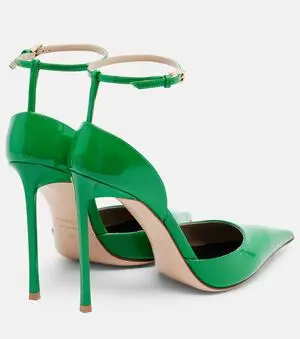 TOM FORD Vertigo Patent Leather Pumps - Green