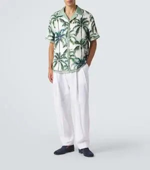 Dolce & Gabbana Printed Silk Twill Shirt