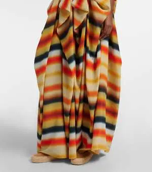 Loewe Striped Silk Maxi Dress