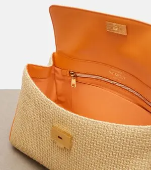 Dolce & Gabbana Sicily Small Raffia Top-handle Bag