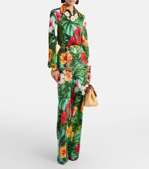 Dolce & Gabbana Floral Viscose Shirt