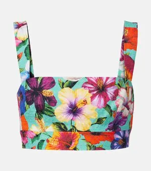 Dolce & Gabbana Floral Crop Top - Multicoloured
