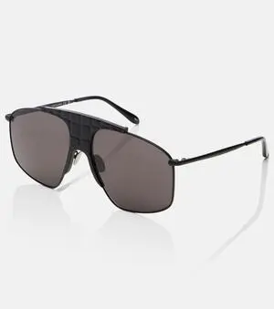 Alaïa Lettering Logo Aviator Sunglasses