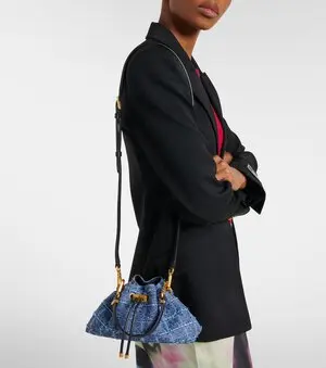 JIMMY CHOO Cinch Small Bucket Bag