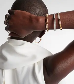 Messika Move Link 18kt Yellow Diamond Bracelet