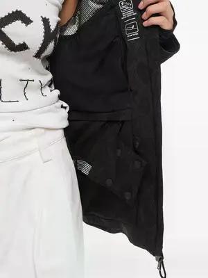 Giorgio Armani Graphic Print Hooded Jacket