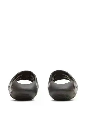 Balmain Quilted Platform Slides