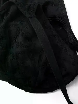 Versace Allover Mesh Underwire Bra