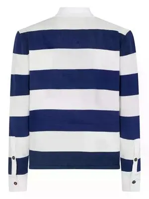 Dsquared2 Logo-embroidered Striped Polo Shirt