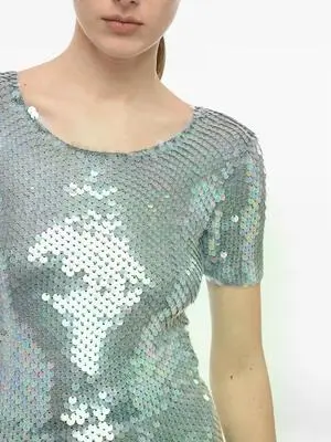 MAISON MARGIELA Sequin Embellished Maxi Dress