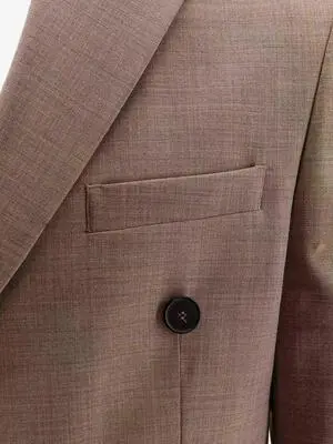 AMARANTO Double-breasted Blazer - Neutrals
