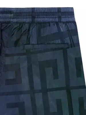 Givenchy 4g Monogram Elasticated Track Shorts - Blue