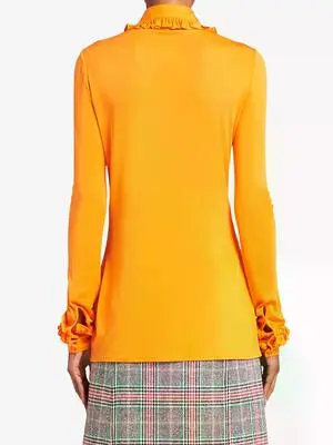 Prada Ruffled Button-up Shirt