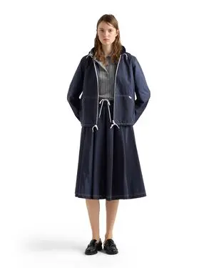Prada Light Re-nylon Full Skirt - Blue