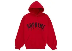 Supreme Ghostface Arc Hooded Sweatshirt - Red