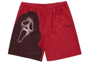 Supreme Ghostface Mesh Short - Red