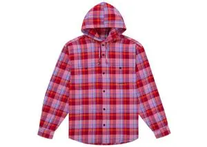 Supreme Hooded Flannel Shirt