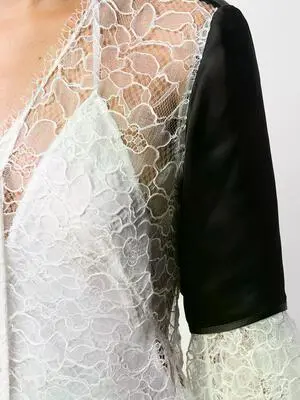 Loewe Floral Lace Shirt Dress