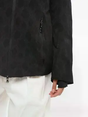 Giorgio Armani Graphic Print Hooded Jacket