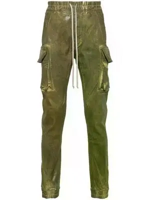 Rick Owens Asparagus Coated Cotton Trousers