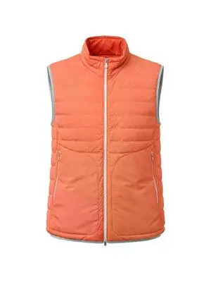 Brunello Cucinelli Quilted Gilet - Orange