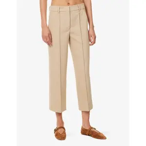 ME+EM Me + Em Tailored Cropped-leg Woven Trousers