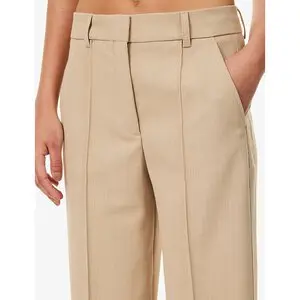 ME+EM Me + Em Tailored Cropped-leg Woven Trousers
