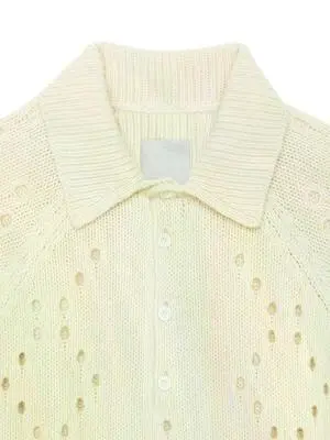 Givenchy Openwork Polo-collar Jumper