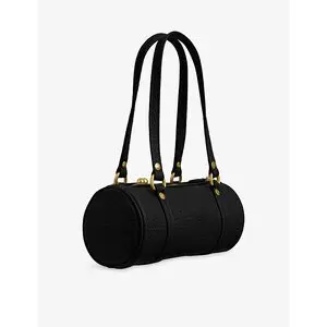 COACH Kisslock Barrel 28 Shoulder Bag - Black