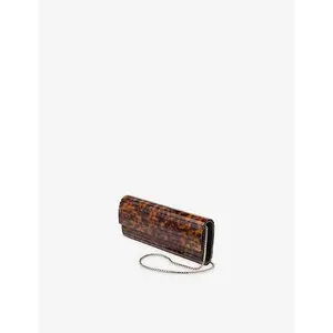 JIMMY CHOO Sweetie Tpu Clutch Bag - Tortoiseshell